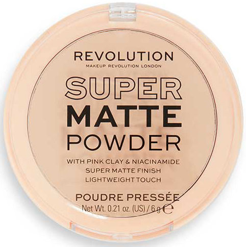 Makeup Revolution. Матирующая пудра для лица Super Matte Pressed Powder ...