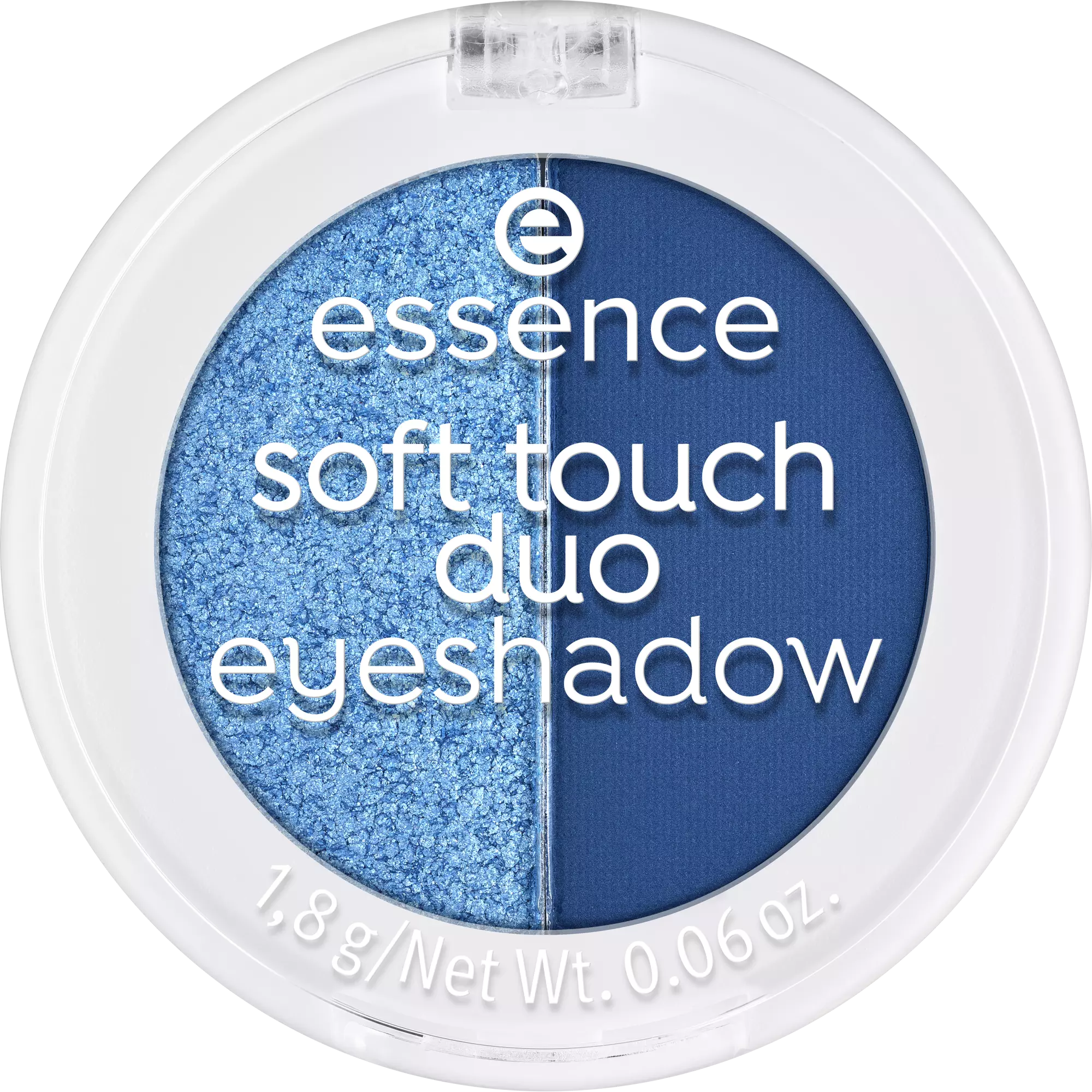 essence. Тени для век двойные Soft Touch Duo Eyeshadow, 03 Icy Girl, 1. ...