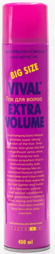 VIVAL beauty. Лак для волос Extra Volume купить в интернет-магазине косметики.