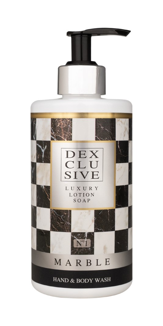DEXCLUSIVE. Жидкое мыло и гель для душа 2-В-1 Marble Series №1, 400 мл ...