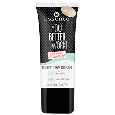essence. Дневной крем с тонирующим эффектом you better work! tinted day ...