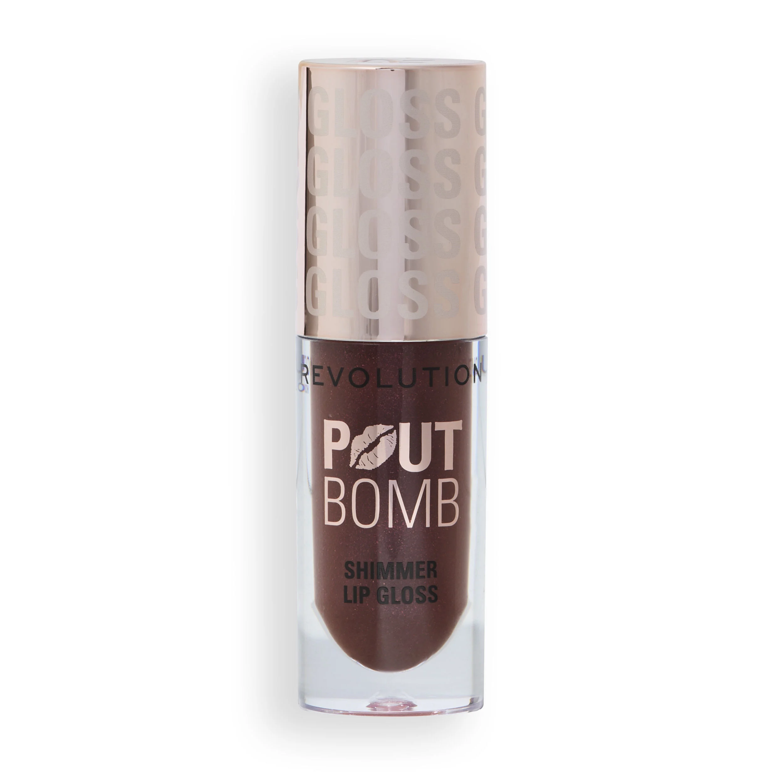 Makeup Revolution. Блеск для губ Pout Bomb Shimmer, Chocolate Sparkle ...