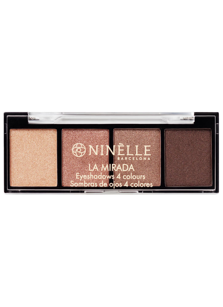 Ninelle. Тени для век 4 оттенка La Mirada, 502 нюдовый сатиновый, 3.4 г ...