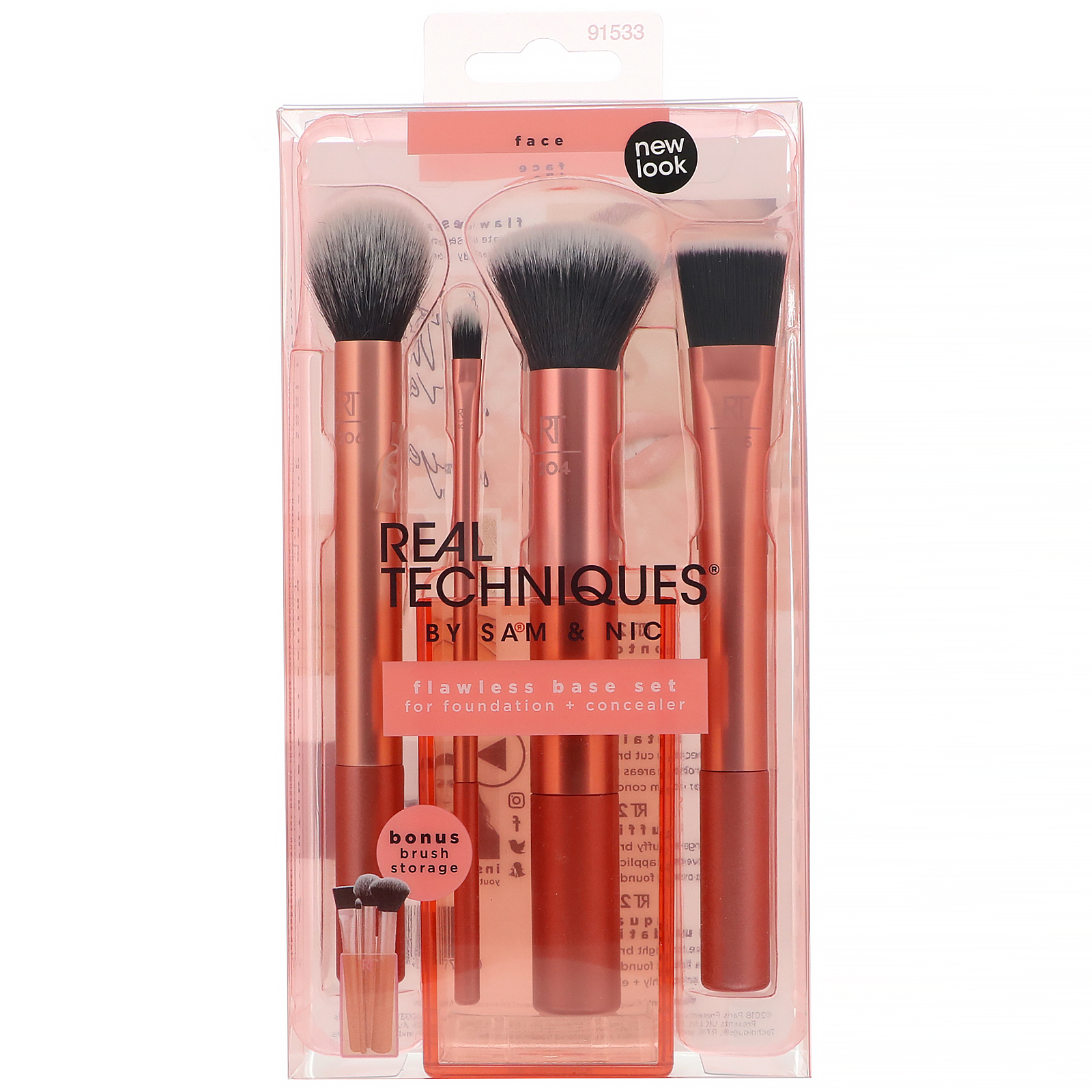 Real Techniques. Набор кистей для макияжа Flawless Base Set купить в ...