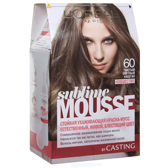 L' Oreal Paris. Sublime mousse краска для волос - 600 чистый светлый ...